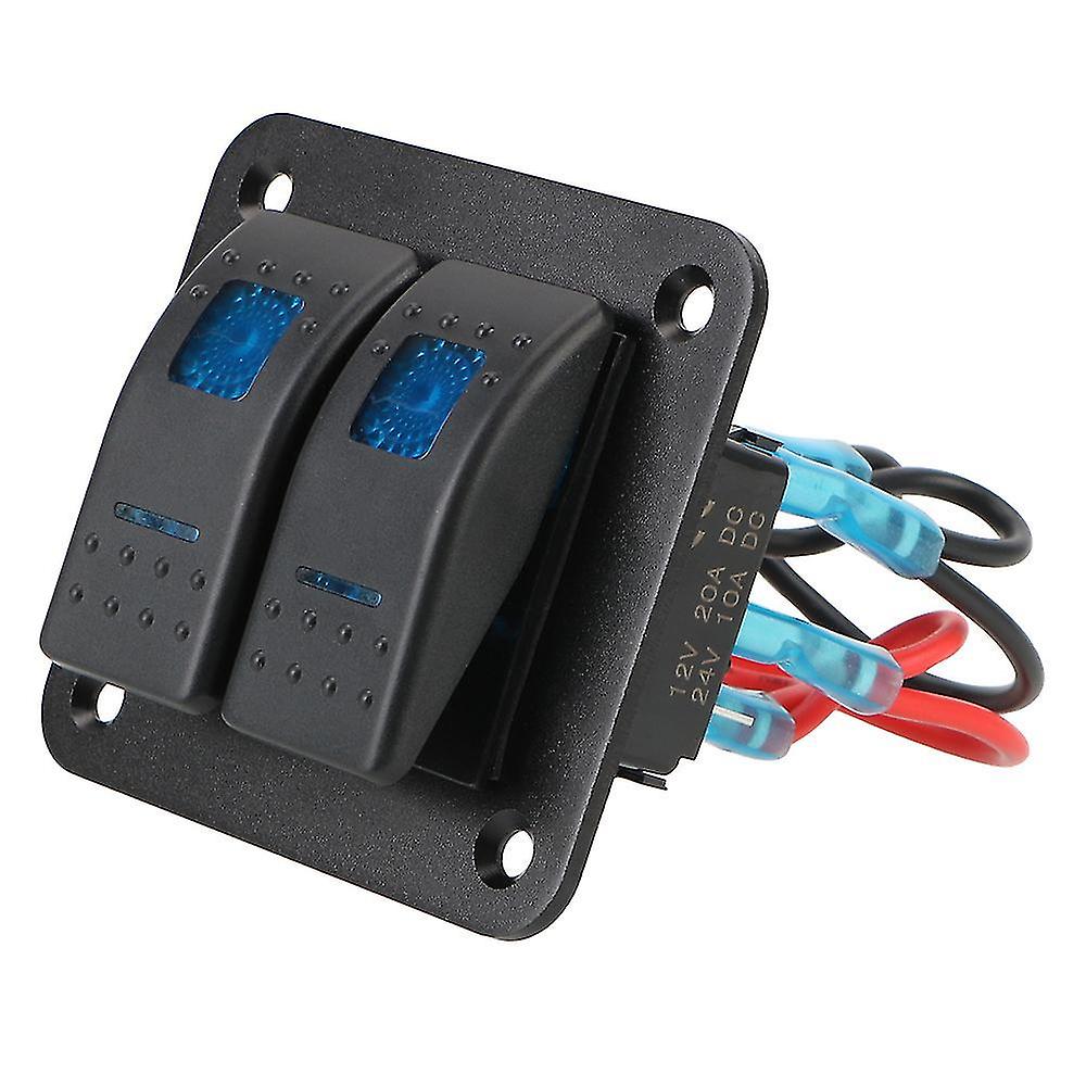 12-24v Led Waterproof Switch Panel For Car Marine Camper Caravans Ship ...