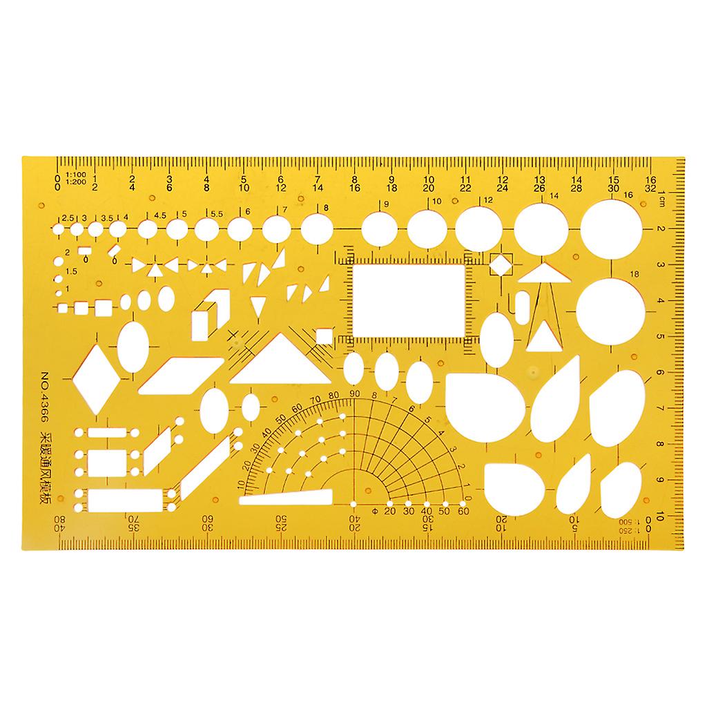 Ellipse Oval Template Geometry College Math Measuring Tool Stencil ...