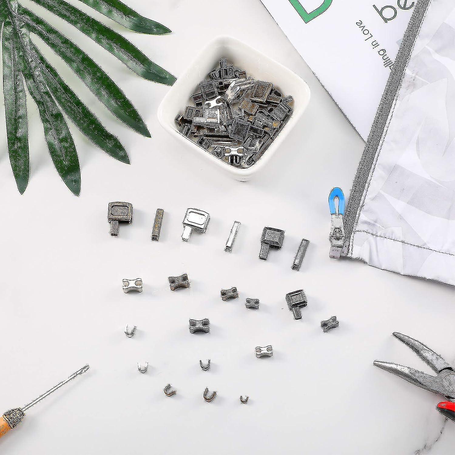 Metal Zipper Insertion Pin 4 Sizes Zipper Repair Kit Zipper Latch ...