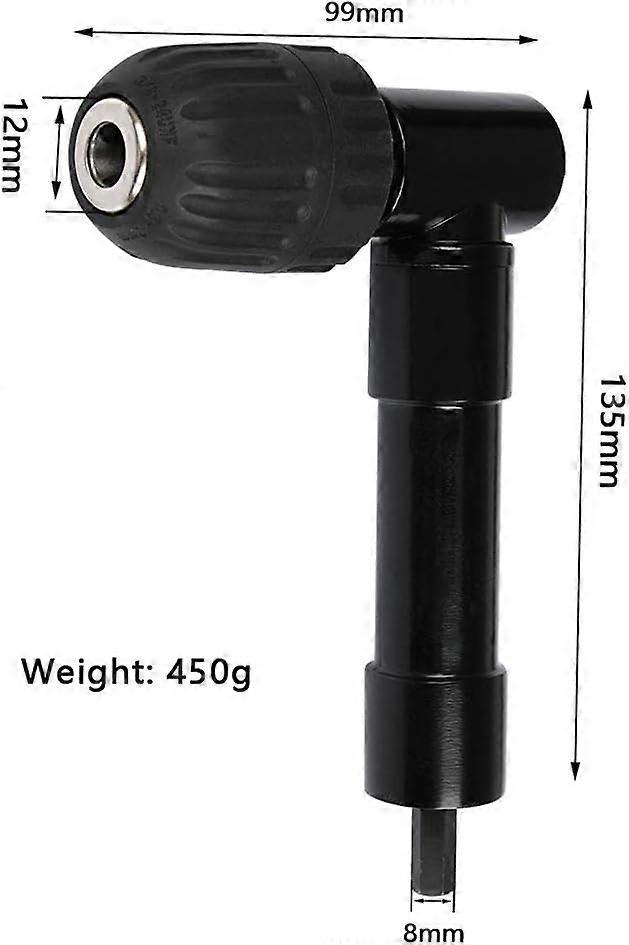 90 Right Angle Chuck Self Clamping, Chuck Quick Release Drill Elbow Bit ...