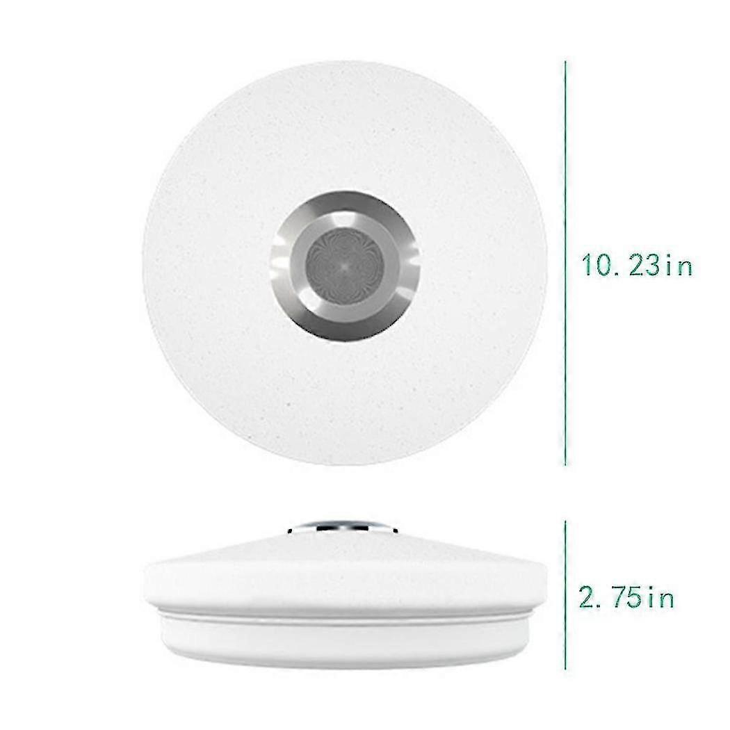 Led Music Ceiling Light With Bluetooth Speaker, Rgb Led Ceiling Lights ...