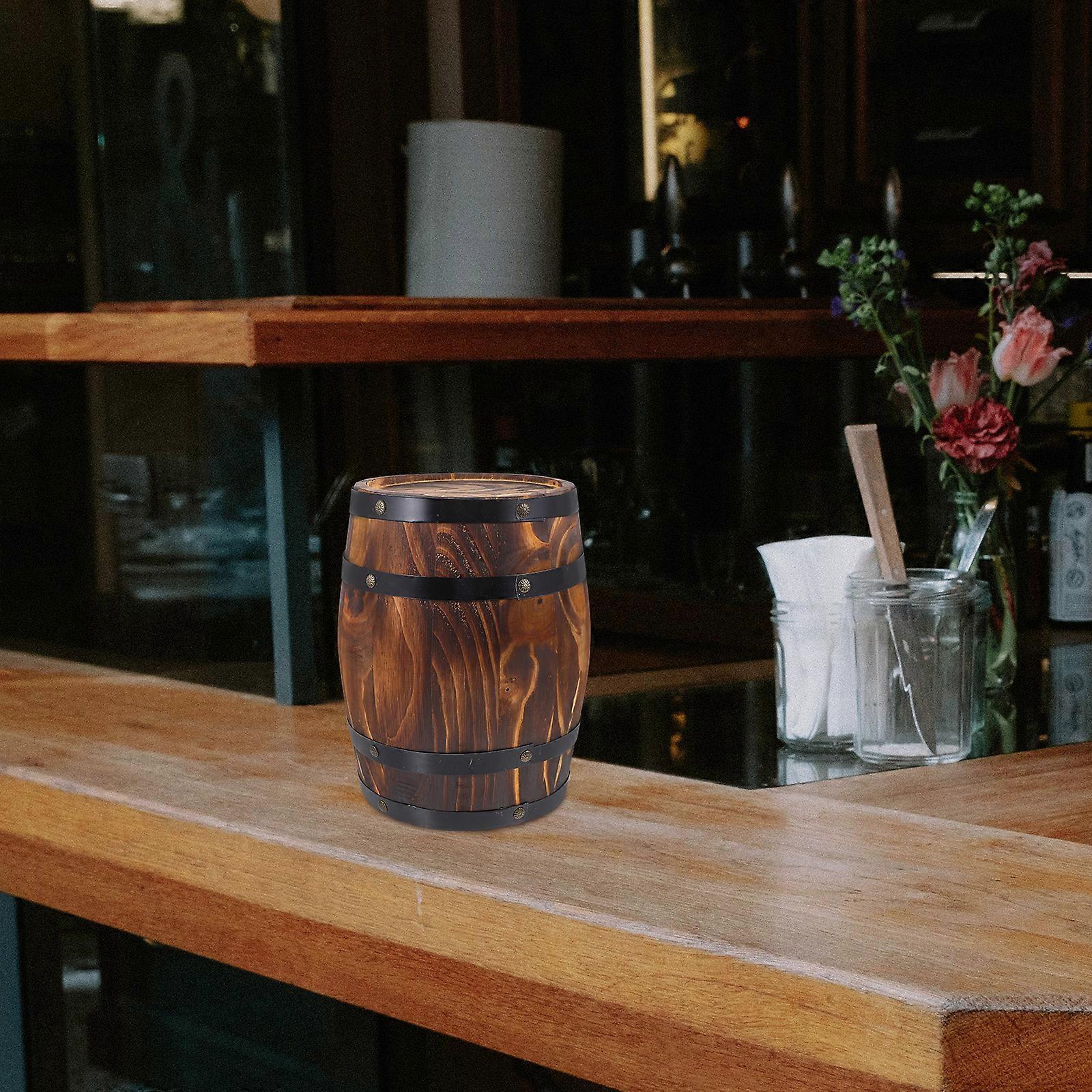 Wood Wine Barrel Decor Wine Barrel Ornament Retro Wine Barrel Photo ...