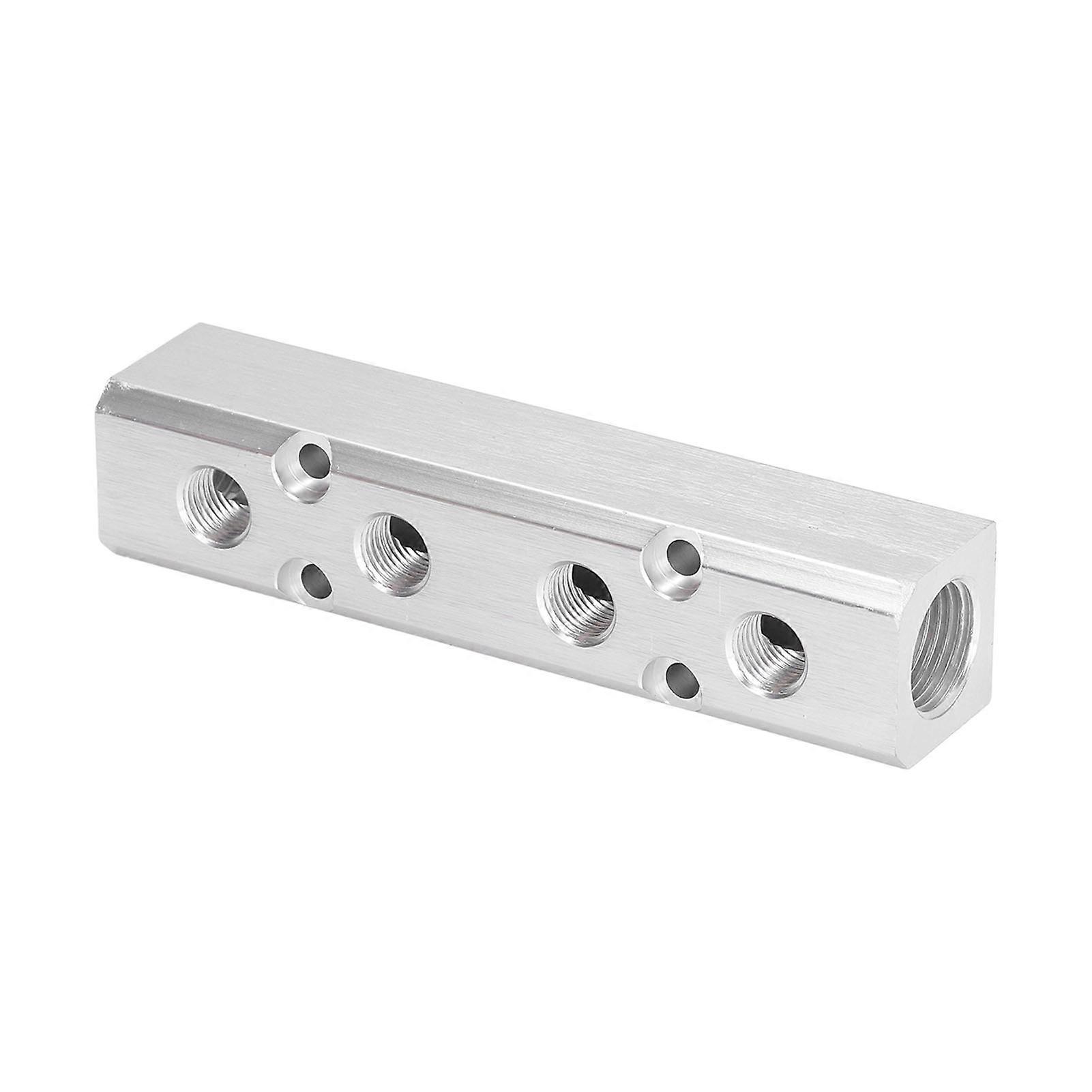 Pneumatic Manifold Air Distribution Block Connector Splitter G1/2 Input ...