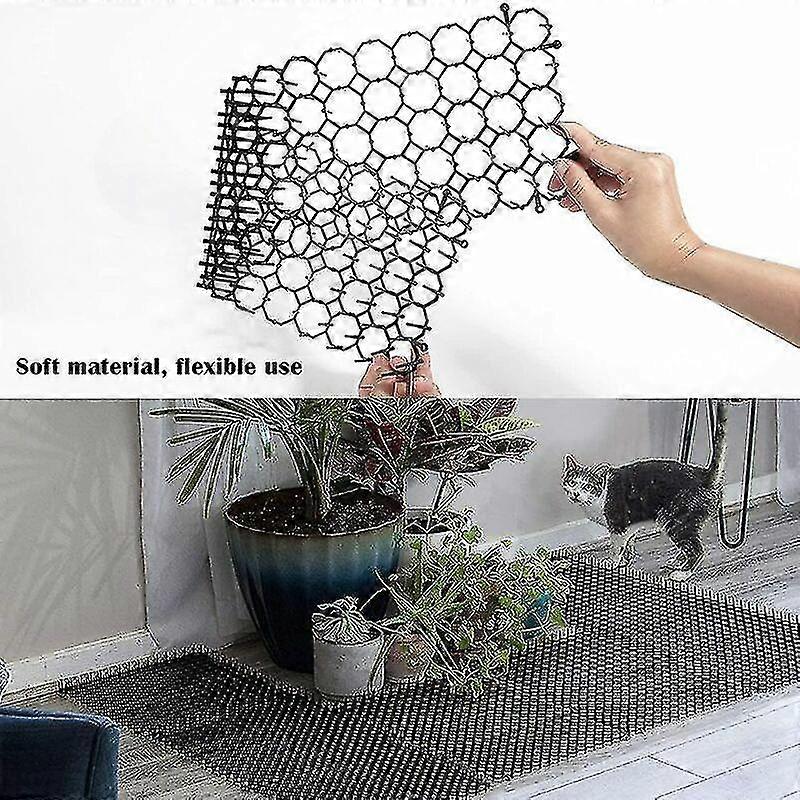 6 Pack Cat Repeller With Spikes, 48.5 X 13.5cm Outdoor Cat Repellent ...