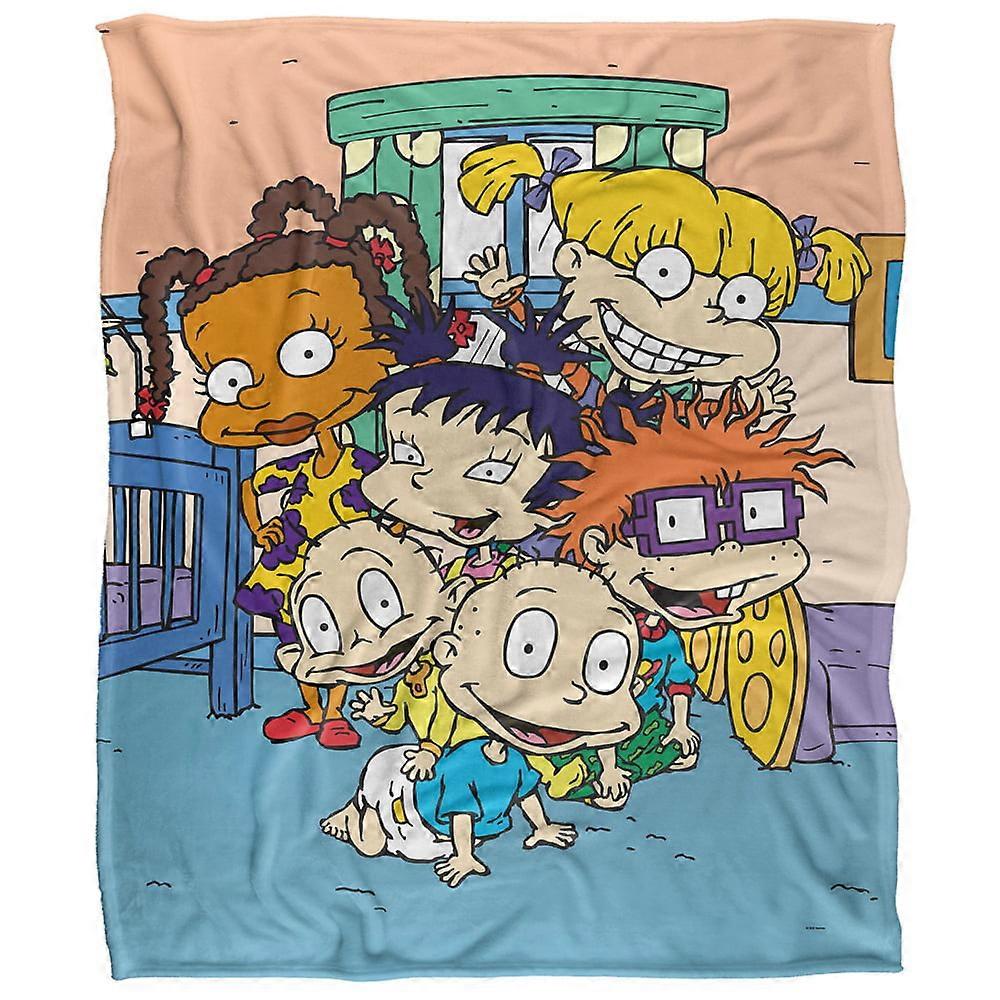 Rugrats Blanket, Rugrats Character Group Silky Touch Super Soft Throw ...