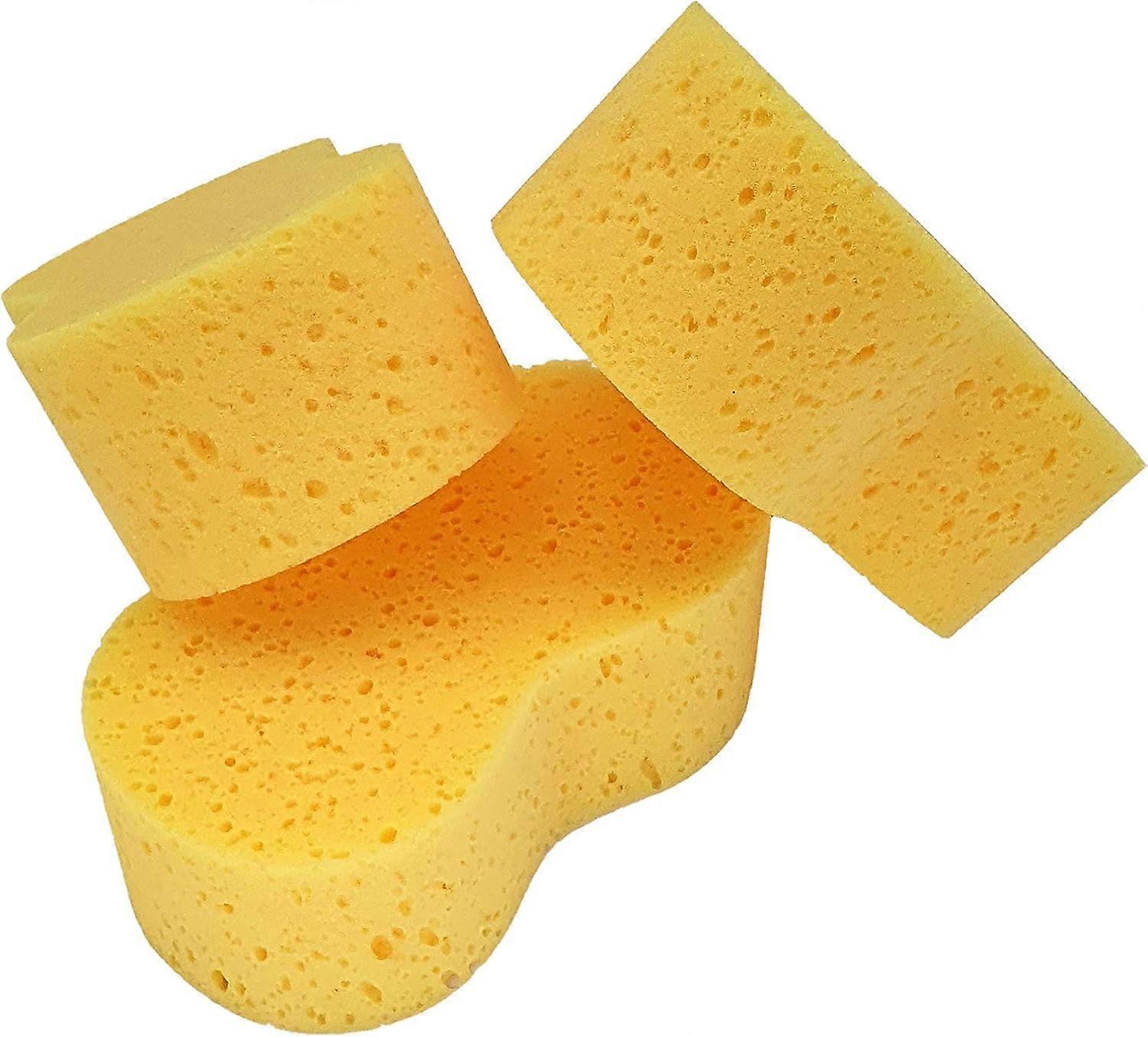 Car Sponges 3-Pack - Non-stick paint, non-scratch, absorbent, easy dirt ...