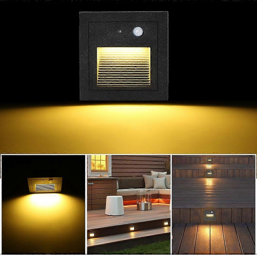 4 LED Outdoor Wall and Ceiling Downlight Recessed Wall Light 3W Wall ...