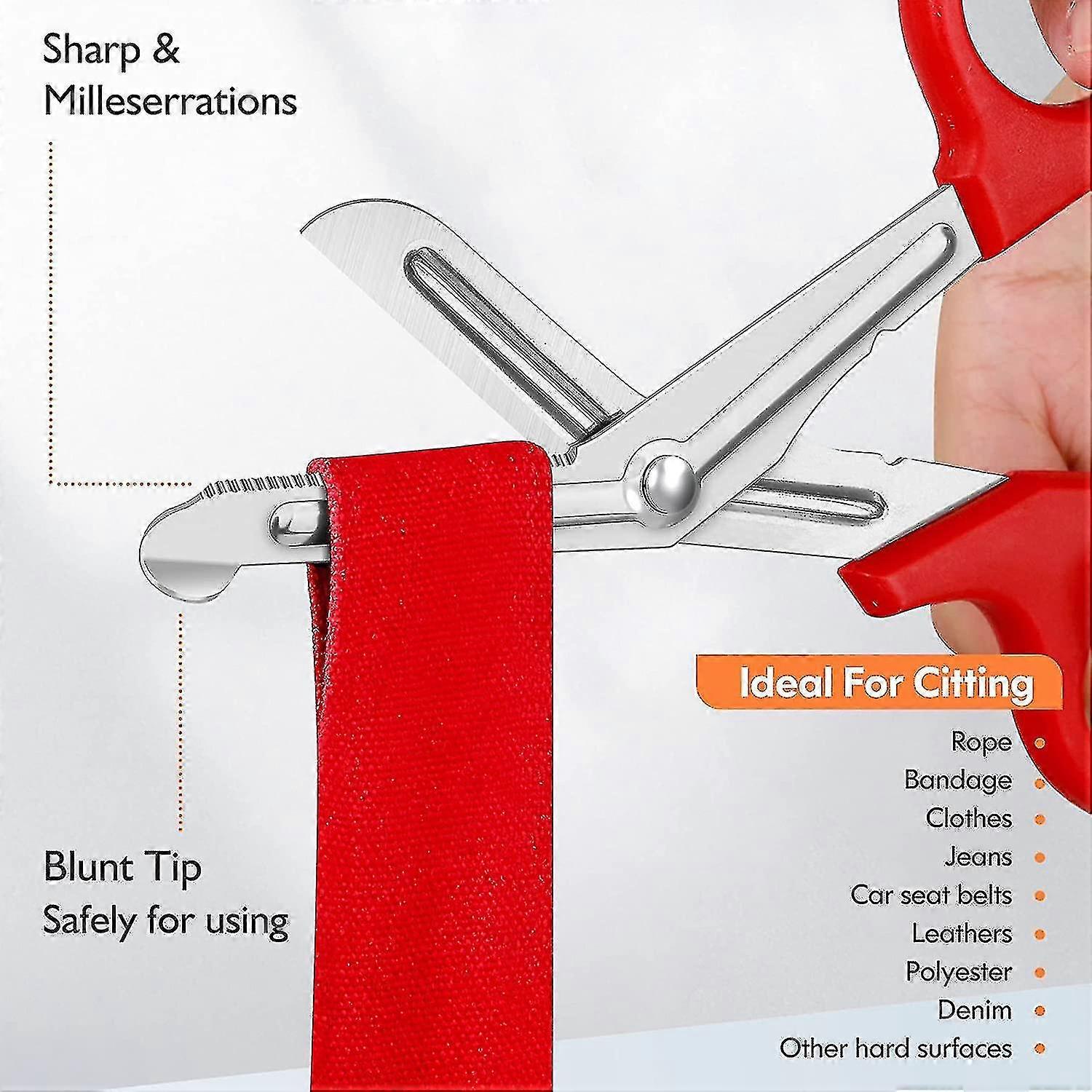 Trauma Shears, 3 Pack Medical Scissors, Premium Bandage Scissor For ...