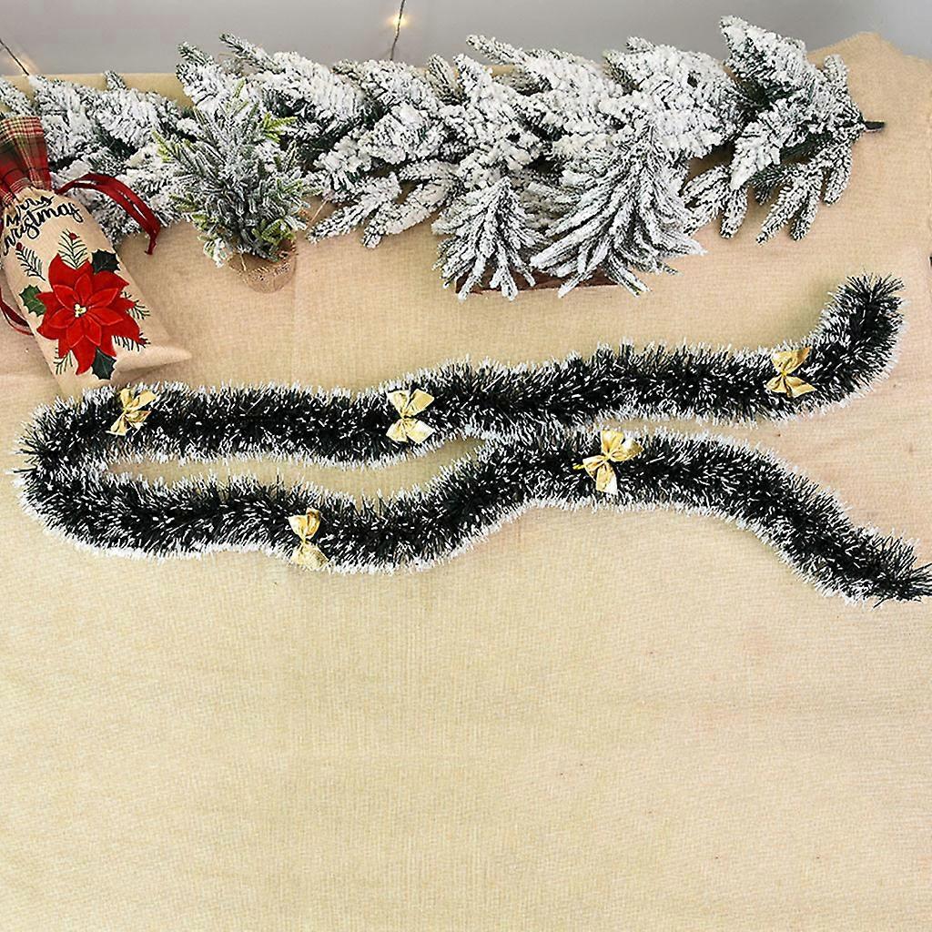 Holiday Ornaments Christmas Tree Garland Ornaments Dark Green White ...