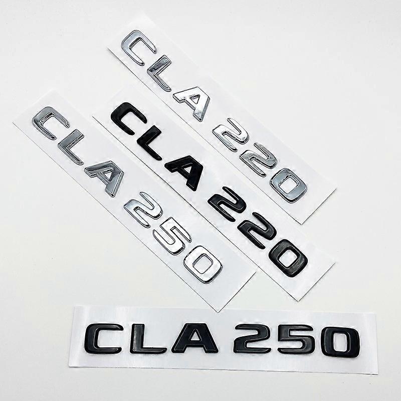 3D Letters CLA180 CLA200 CLA220 CLA250 CLA260 4Matic ABS Emblem for ...