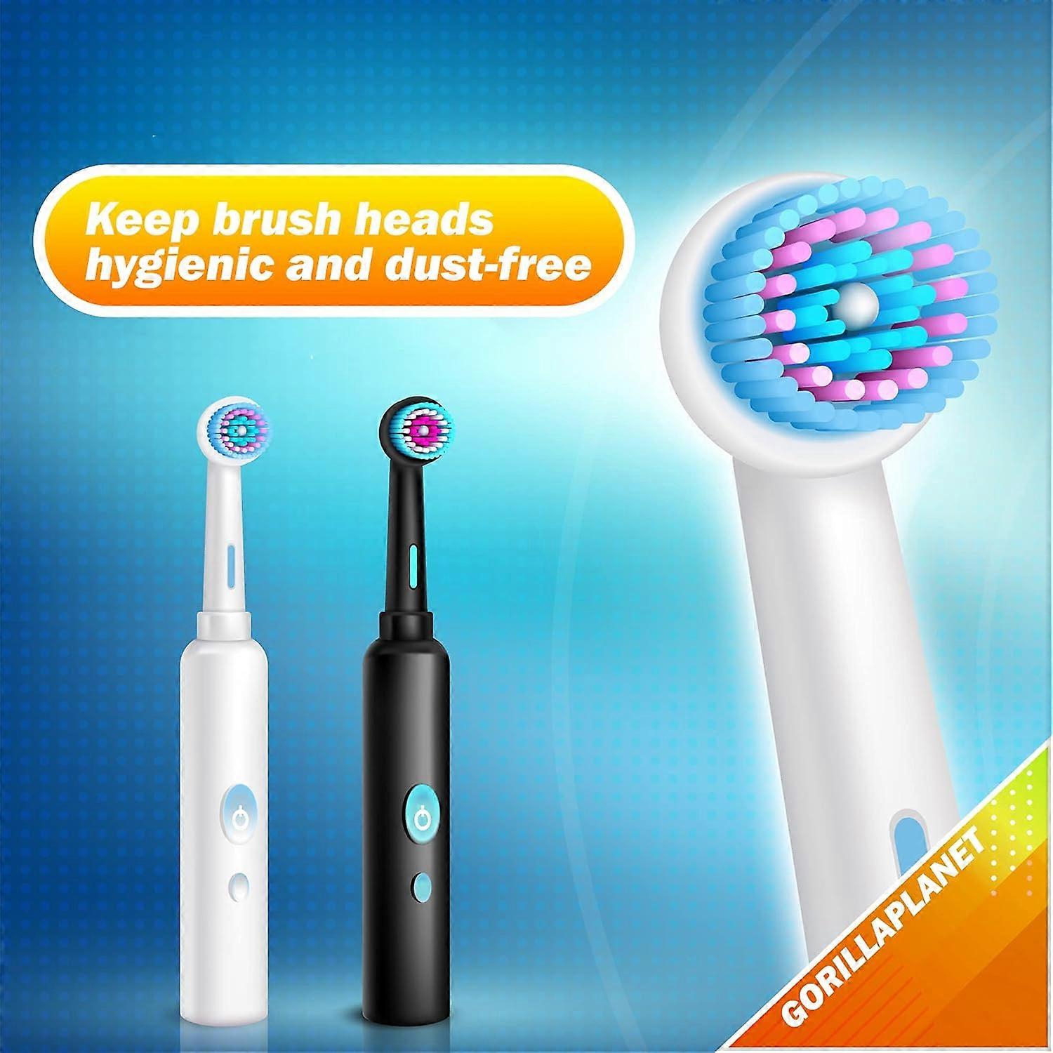 4 Electric Toothbrush Covers ~ Case Compatible with Oral B Toothbrush ...
