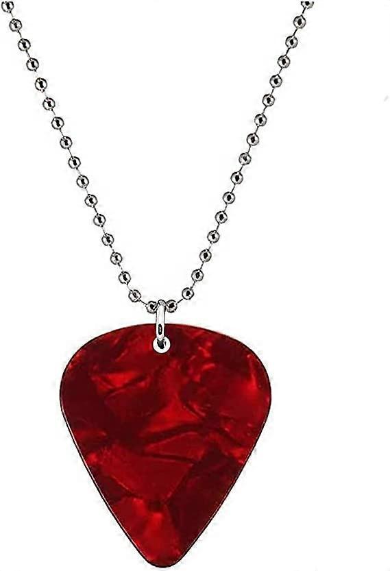Guitar Pick Necklace,Guitar Plectrum Pendant Cosplay Jewelry Decoration ...