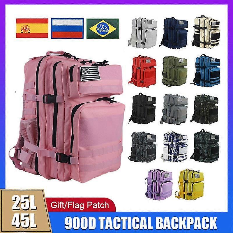 25L/45L Military Tactical Backpack Men Women Camping Trekking Fishing ...