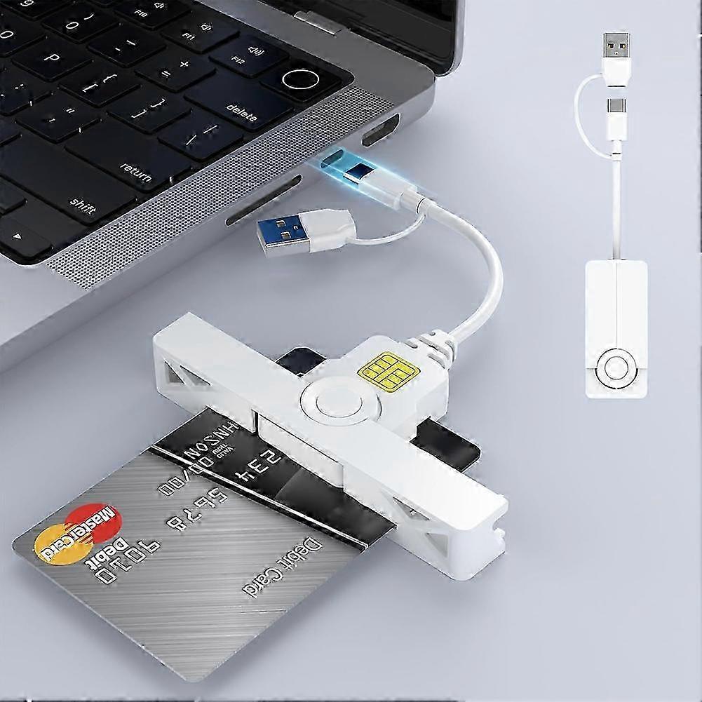 Smart Card Reader USB A Type-C USB Common Access Tax Declaration SIM/ID ...