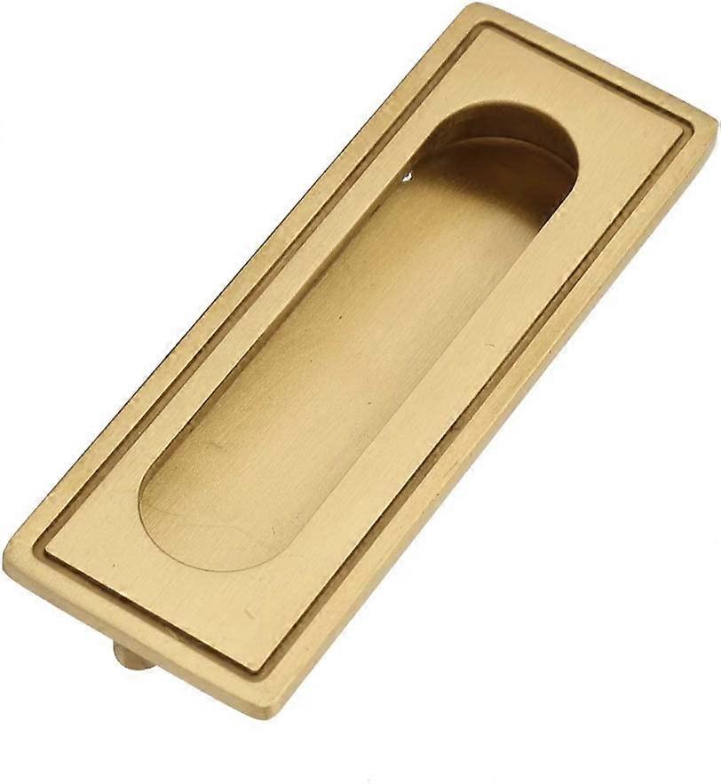 Recessed Handle, Brass Cabinet Hardware Flush Pull, Recessed Invisible ...