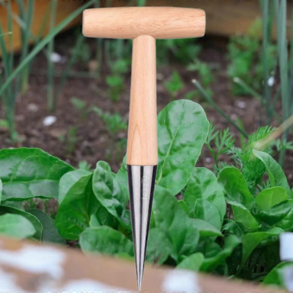 Home Gardening Wooden Planting Seeds And Bulbs Tools Hand Digger ...