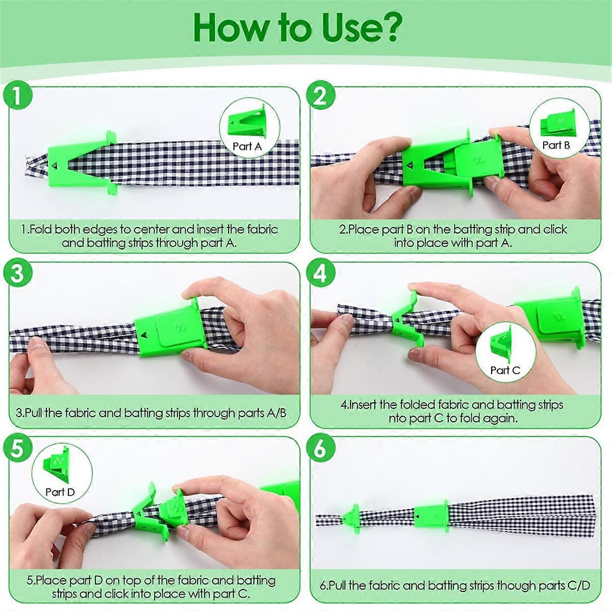 2 Set Fabric Tube Maker for Fabric Roll Rugs, Fabric Roll Tube Maker ...