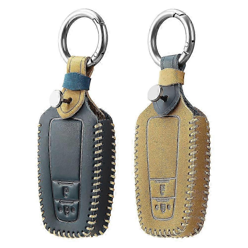 Leather Key Case For Toyota Camry Chr Corolla Rav4 Avalon Land Cruiser ...