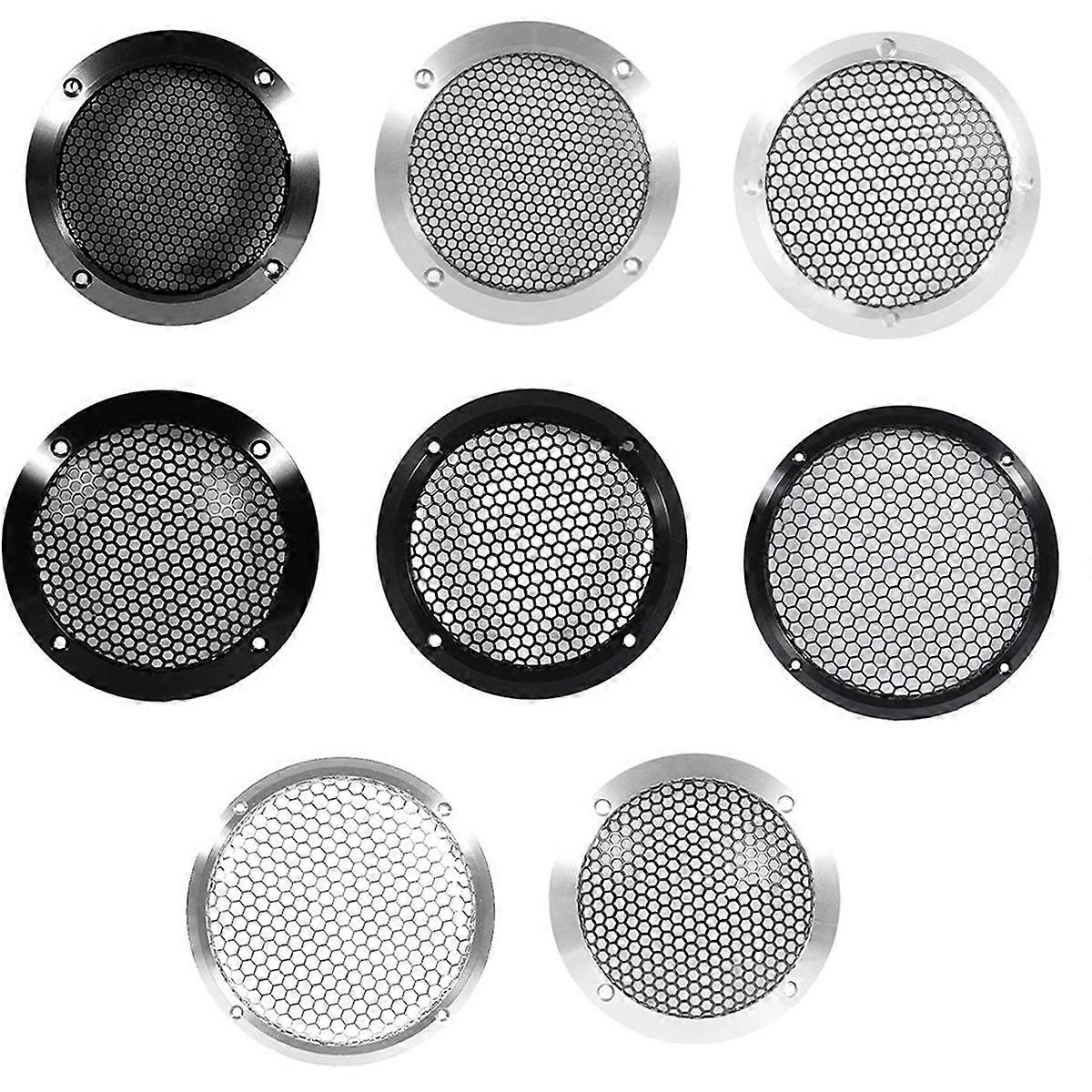 Aluminum Car Tweeter Speaker Grill Cover, 3 Inch, Full Metal Mesh ...
