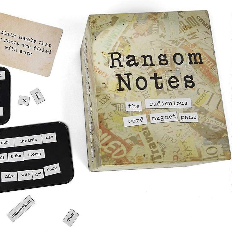Fun Ransom Notes And The First Game Cards For 3-6 People,With ...