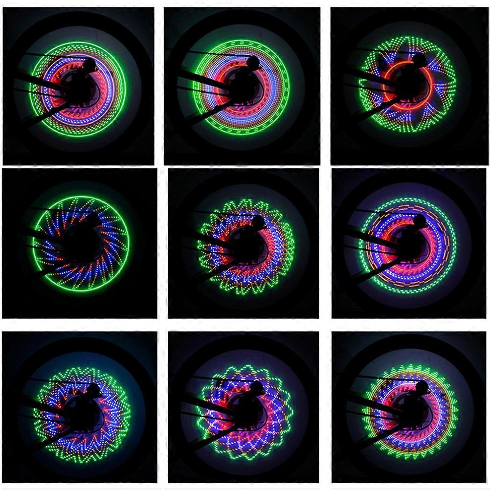 Lights For Bike Wheels Wheel Light Led Technology 16.5x9.5x1.3cm Sky ...