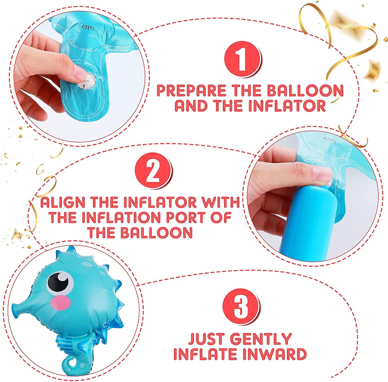 Sea Animals Balloons, Under The Sea Party Decorations Water Balloons ...