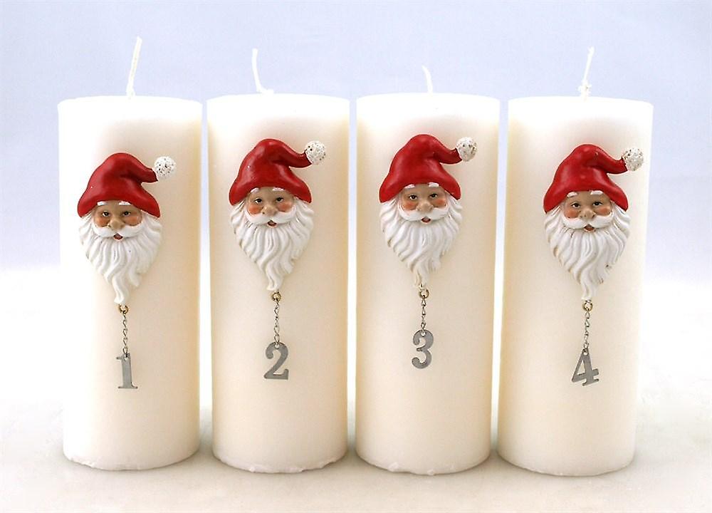 Advent Numbers 1-4 Santa Decoration Light | Fruugo UK