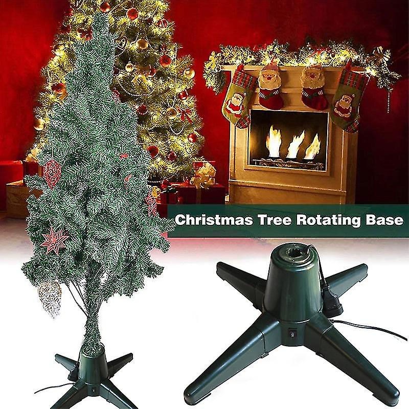 Electric Rotating Christmas Tree Stand Heavy Duty Xmas Tree Base ...