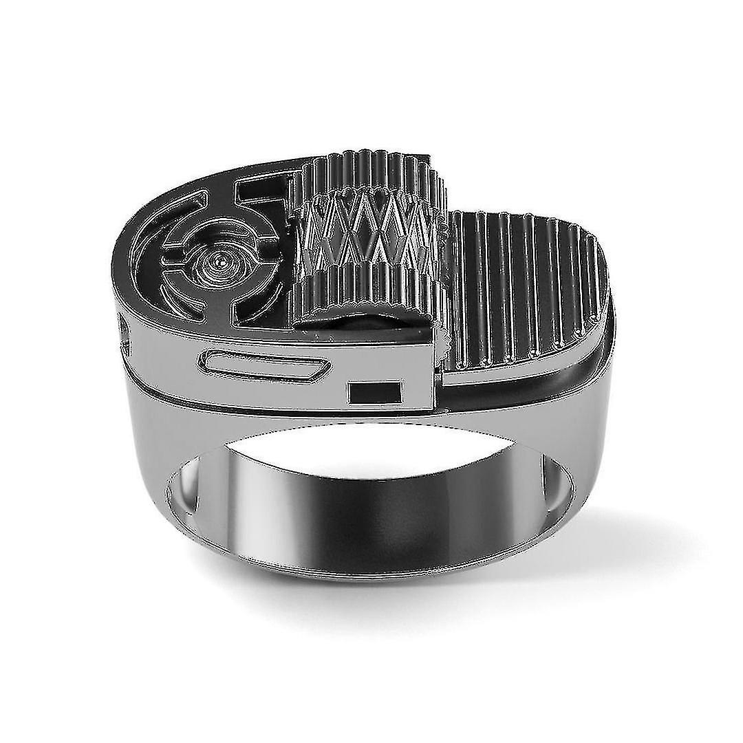 Men's 925 Sterling Silver Lighter Ring Luxury Jewelry | Fruugo CZ