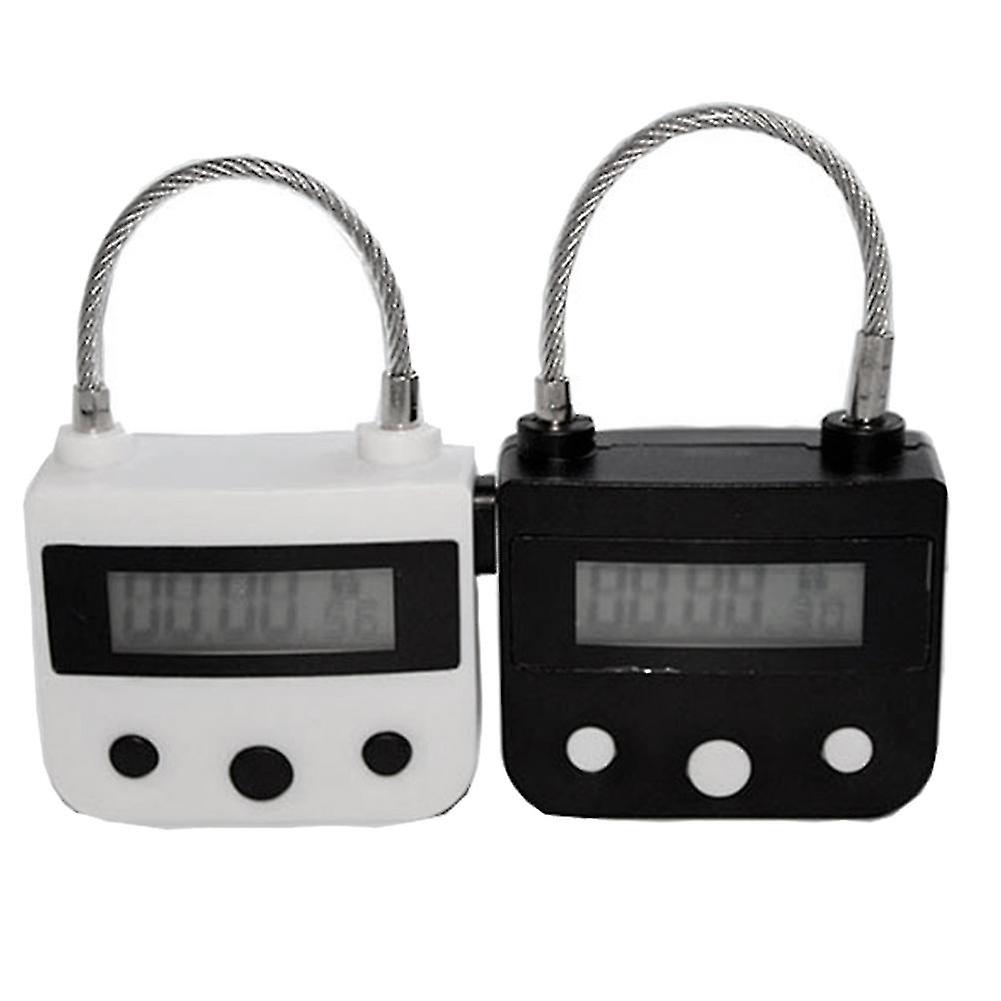 Metal Timer Lock Usb Lcd Display Metal Electronic Rechargeable Timer ...