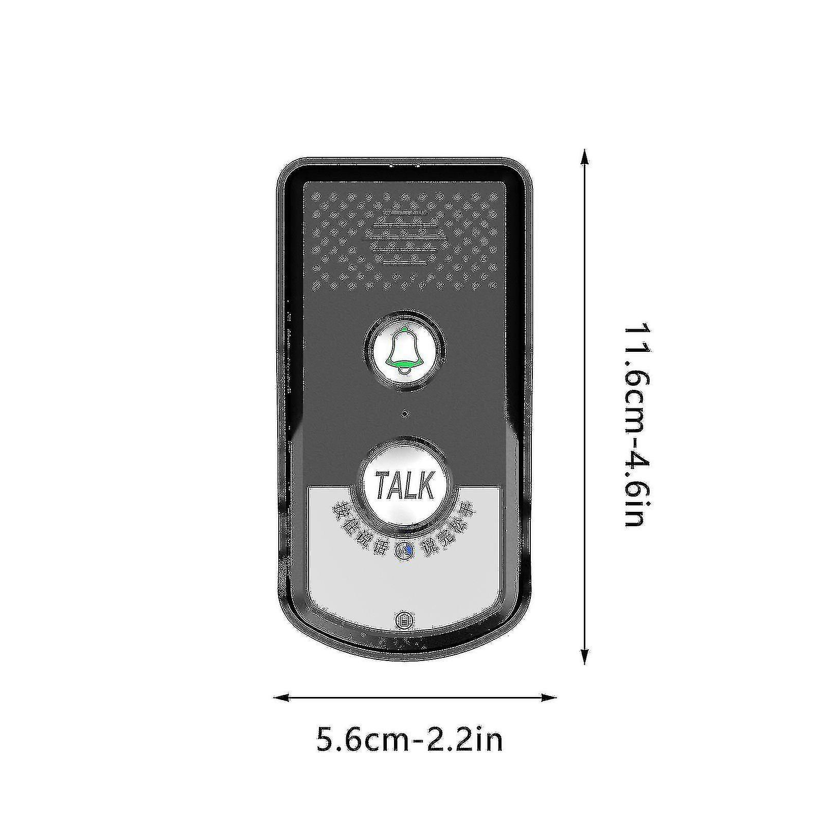 Voice Intercom Doorbell Wireless Doorbell 1-8 Floors Two-way Intercom ...