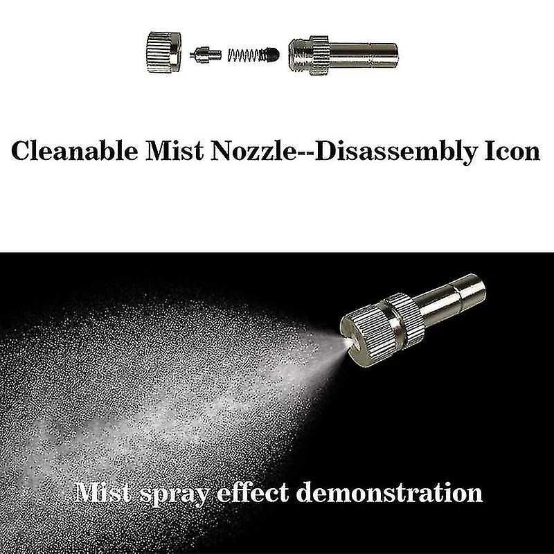 Smart Misting Cooling System Kit 6-18m 6mm Slip Lock Nozzles Quick ...