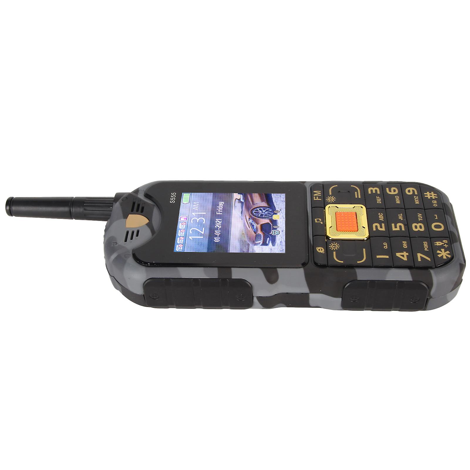 Unlocked S555 2G Phone for Elderly, Big Button, High Volume, 2.2 Inch Senior Basic Phone, 4 Card ...