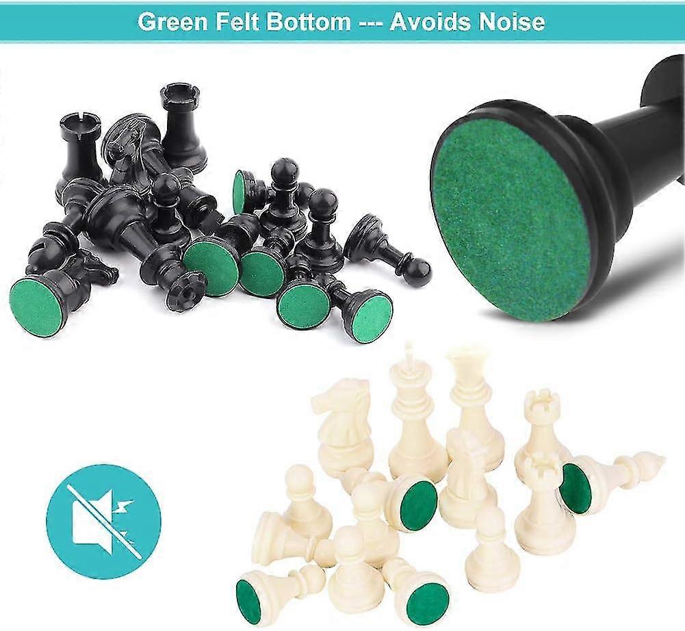 32 Pcs Chess Pieces Only, Chessmen Game Set Chess Pieces Replacement ...