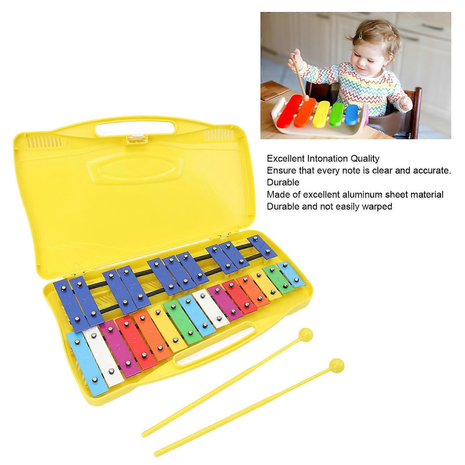 Professional Musical Xylophone 25 Notes Toddler Aluminum Keys Xylophone ...