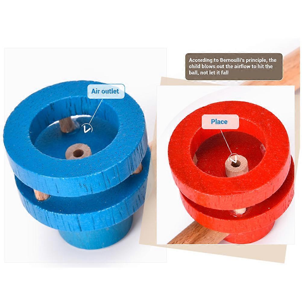 Kids Floating Ball Game Classic Toys Mini Wood Blower Children Balance ...