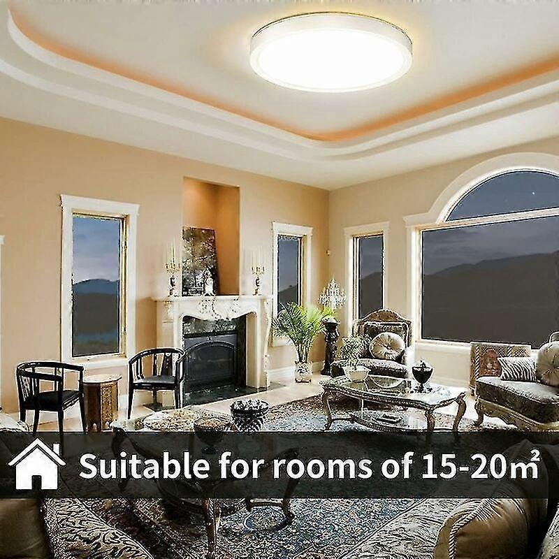 LED Ceiling Light, 28W 4500K Ceiling Light Fixture, Modern Neutral ...