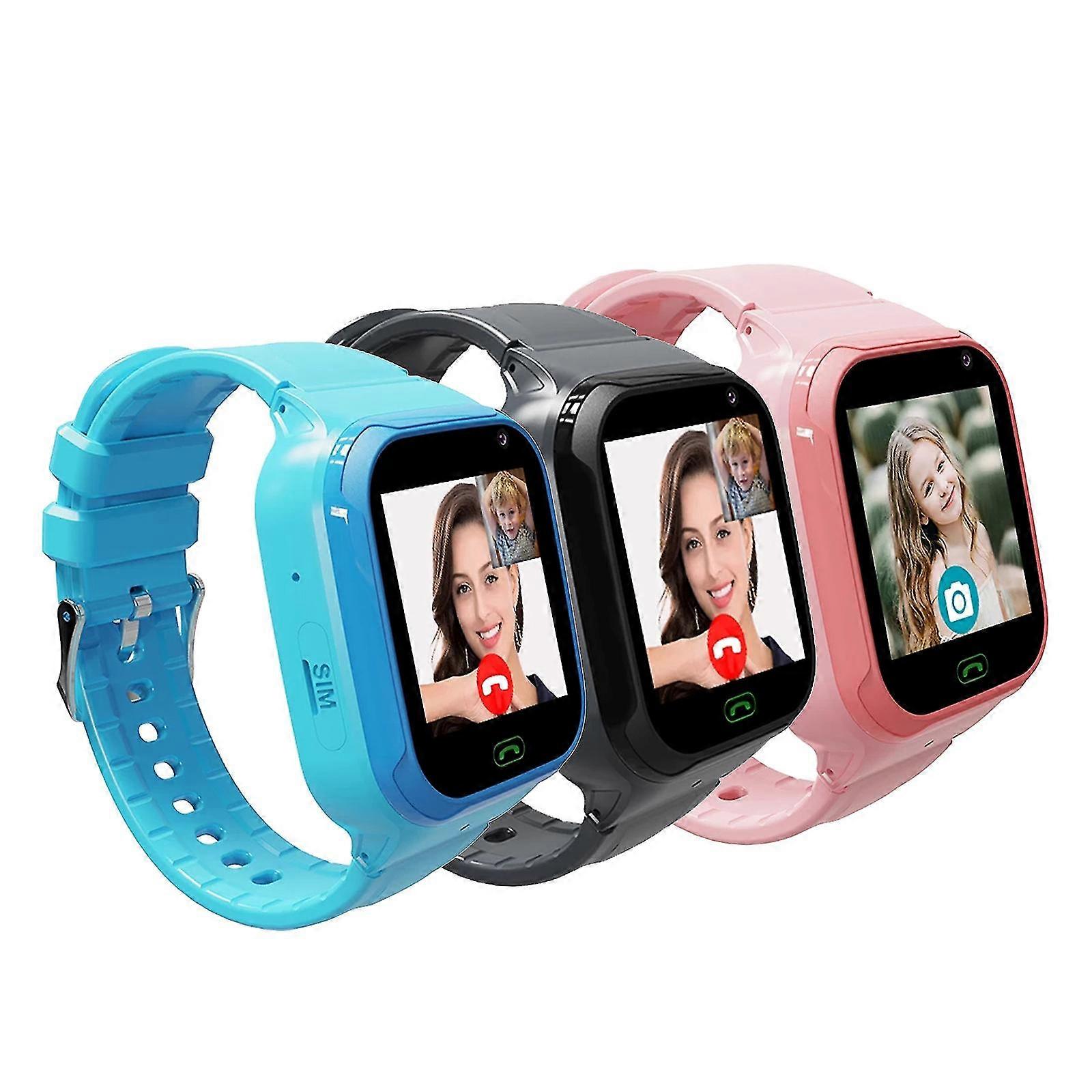 Kids 4g Smart Watch Sim Lbs/wifi Camera Sos Call Waterproof Birthday ...
