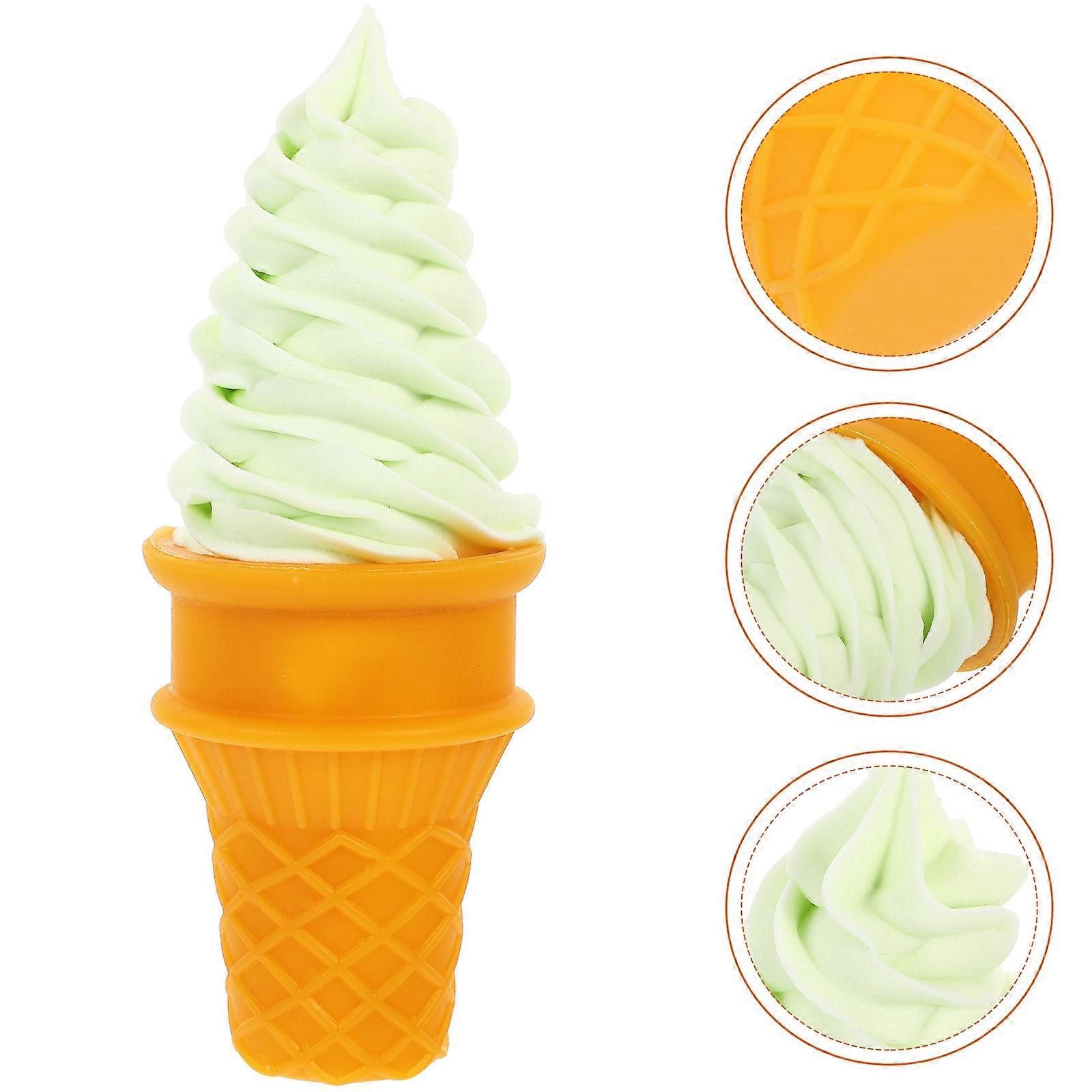 Ice Cream Cone Model Fake Ice Cream Cone Prop Decoration Food Display ...