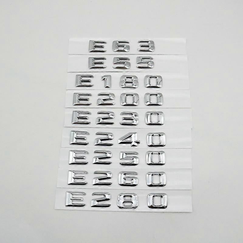 For W124 W211 E-CLASS E63 E200 E220 E240 E250 E280 E420 E430 E450 E550 Trunk Rear Emblem Badge ...