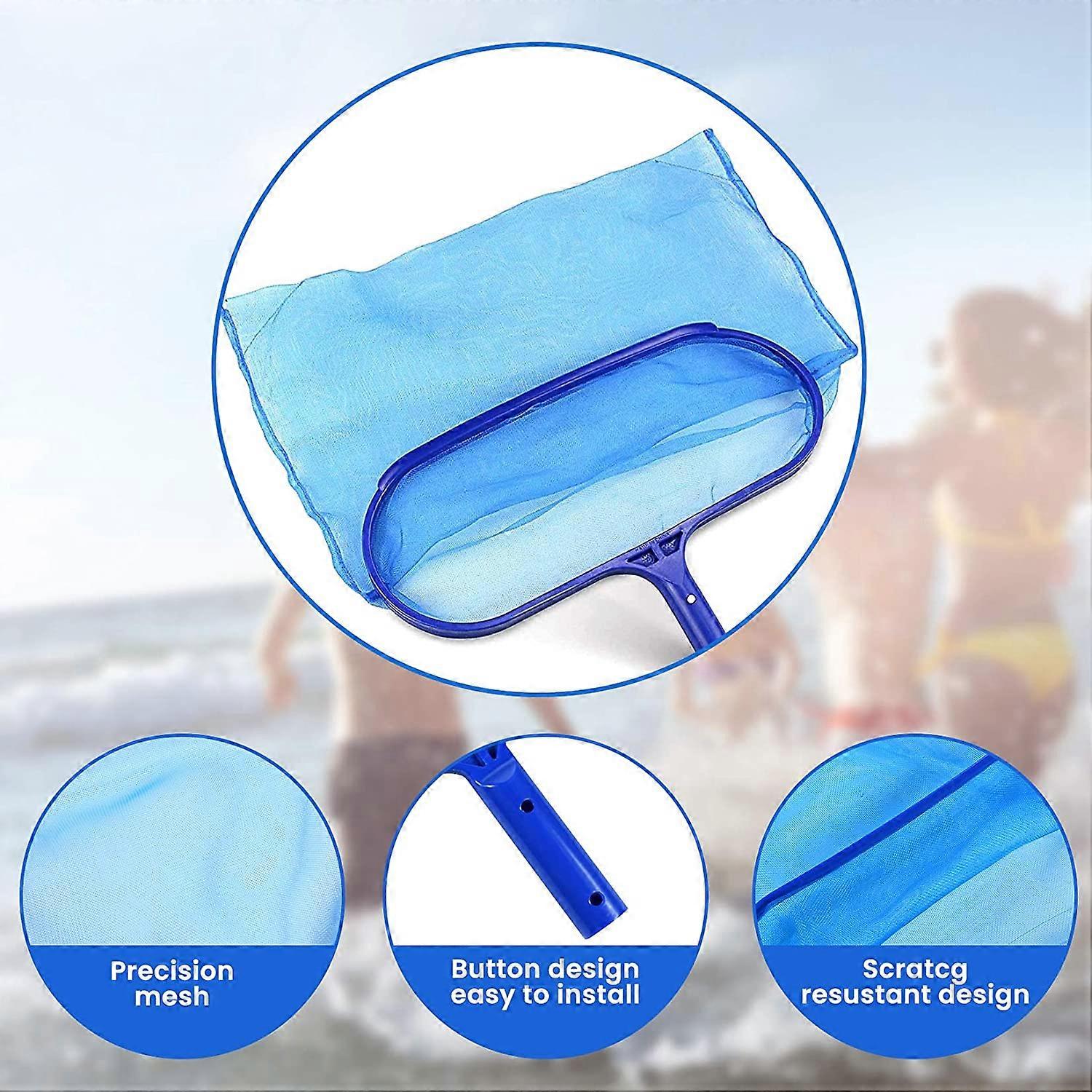 Heavy Duty Telescopic Pole Pool Surface Landing Net With 1.2M Aluminum ...