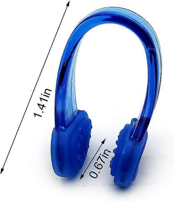 4 Sets Silicone Swimming Nose Clips Nose Plugs Nose Protector Kits for ...