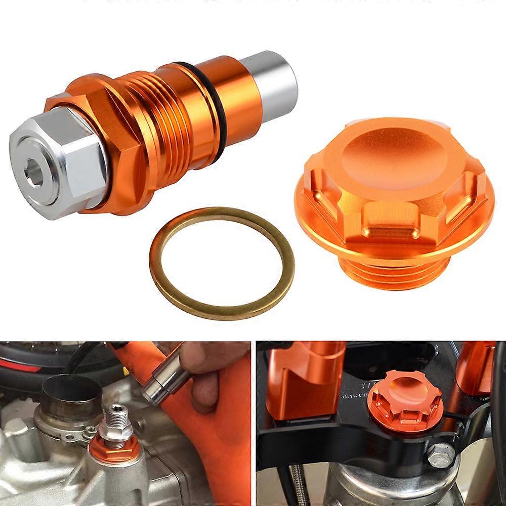 Timing Cam Chain Tensioner & Steering Stem Bolt For KTM 250 350 400 450 ...
