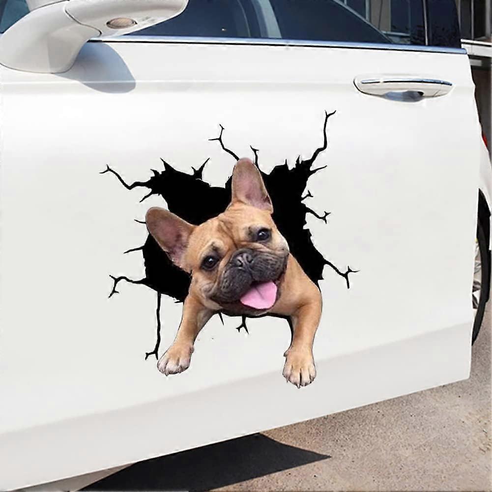 4 balení samolepek na auto pro psy, 20 cm x 20 cm 3D samolepky na auto labradorského retrívra ...