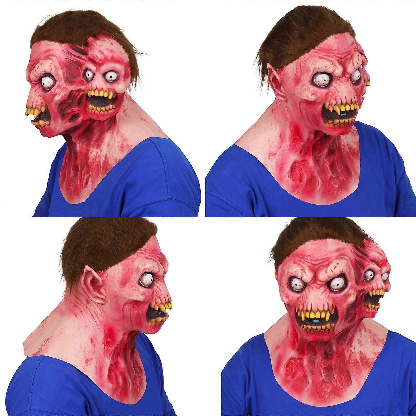 Scary Zombie Mask Halloween Horror Dead Monster Costume Creepy Bloody ...