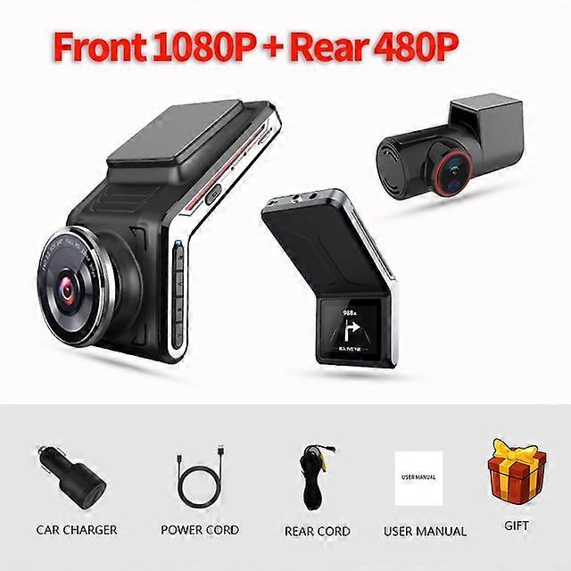 Hidden car dvr wifi dash cam 4K GPS Dashcam UHD2160P Reverse camera ...
