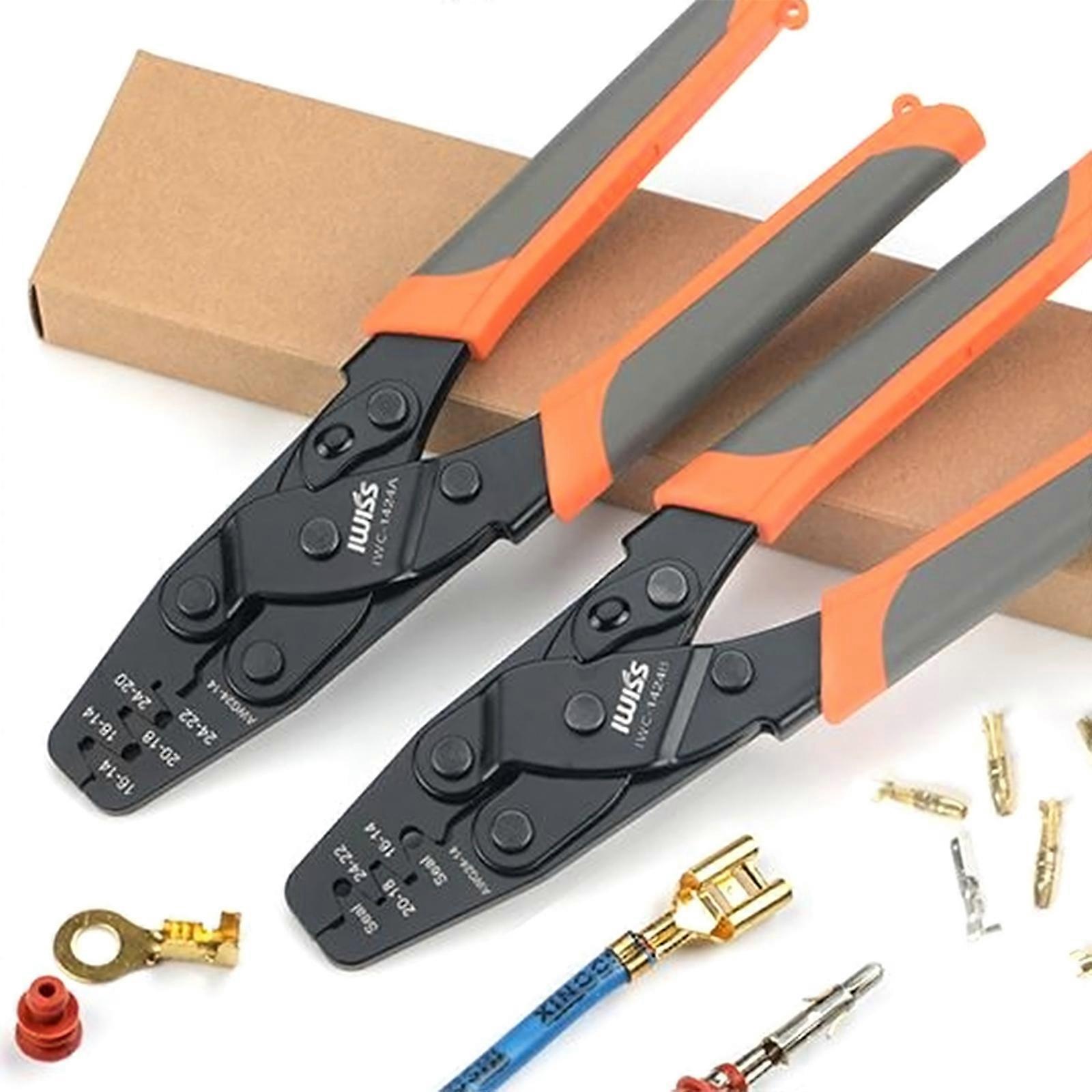 Non Insulated Open Barrel Terminal Crimp Tool Wire Crimper for Molex ...