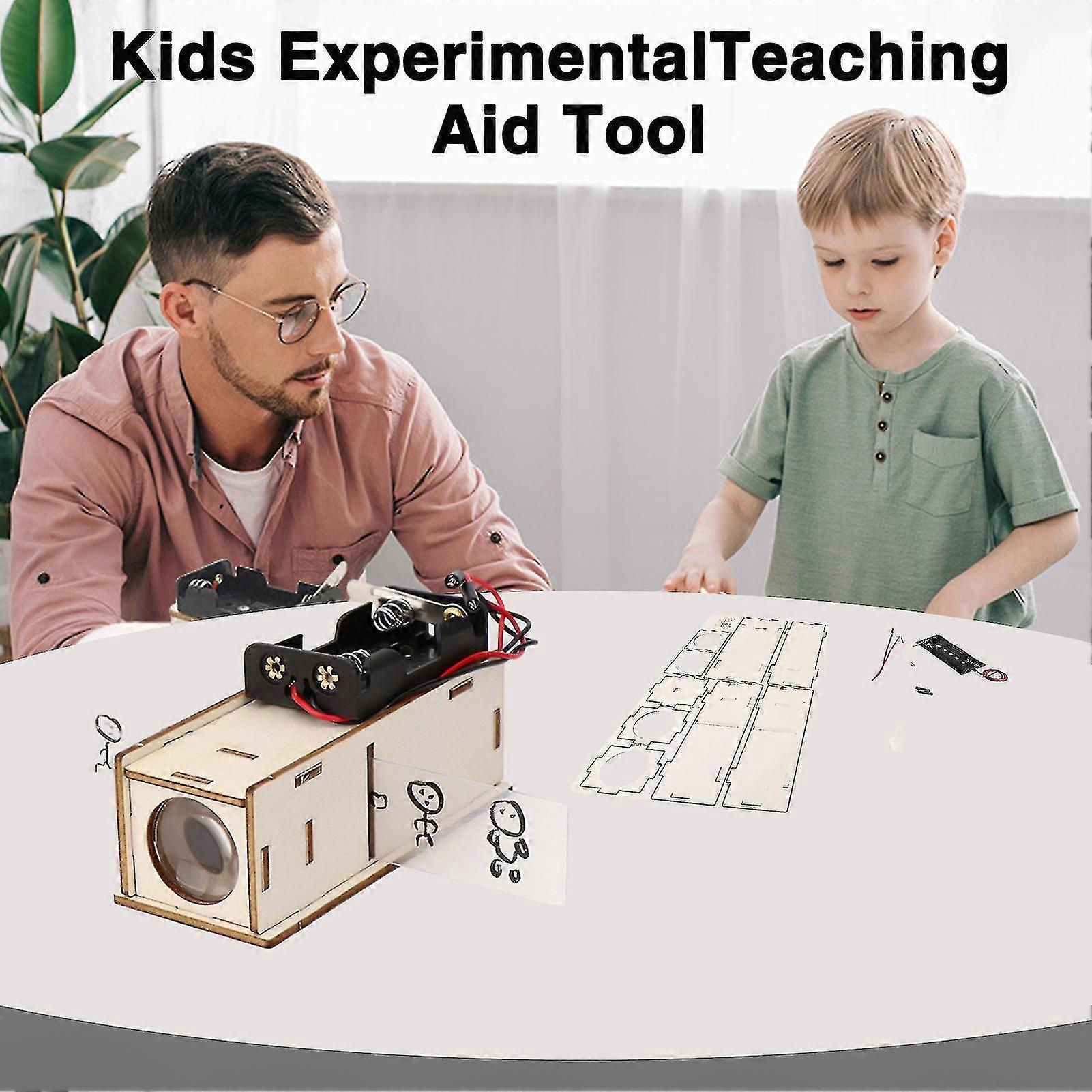 Children Homemade Slide Projector Educational Toy Diy Slide Projector ...