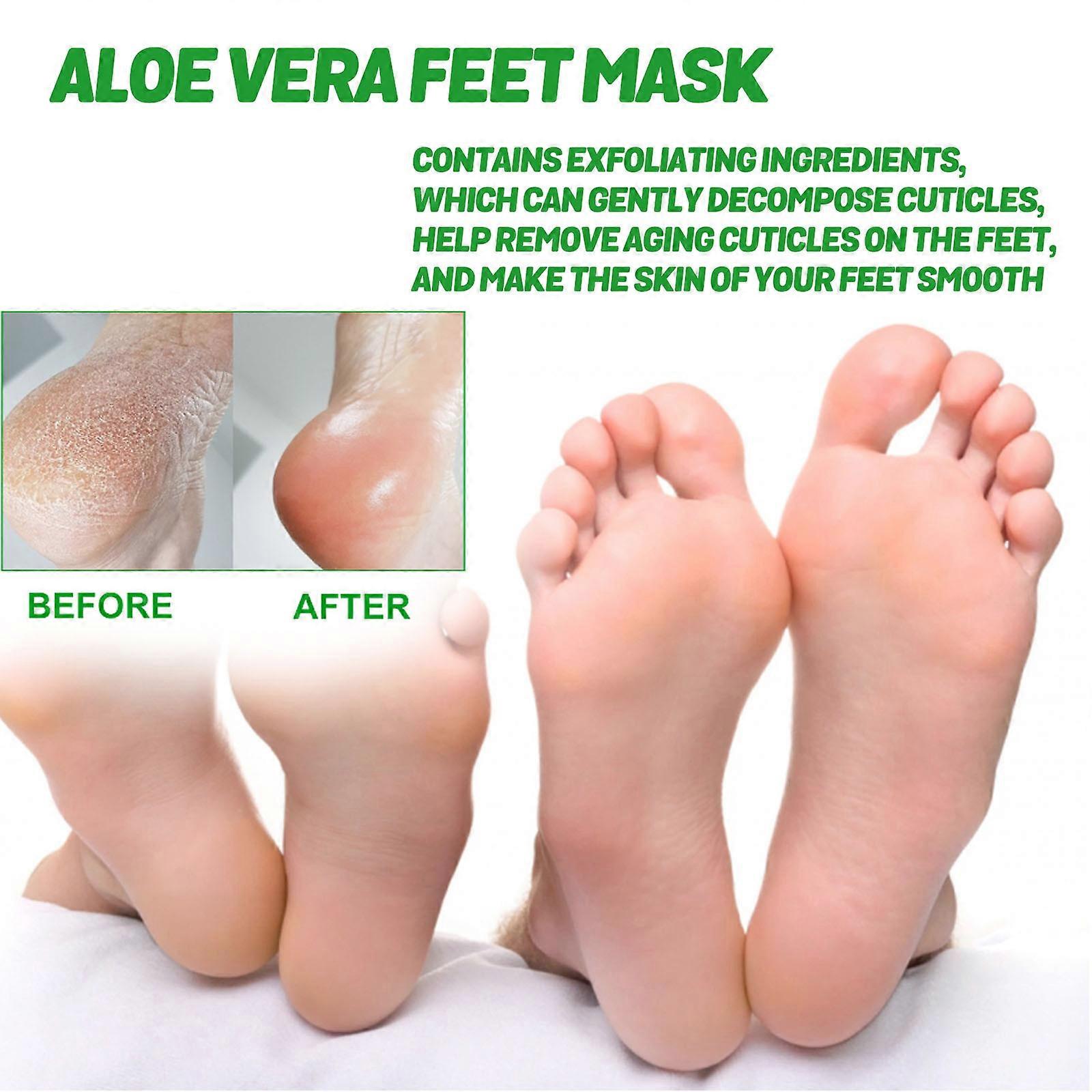 Aloe Veras Feet Mask Foot Mask Feet Peeling Mask Natural Extracts And ...