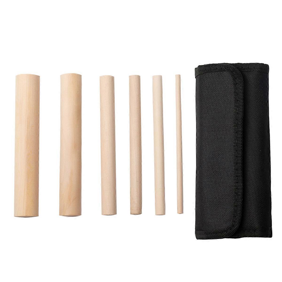 6Pcs Wooden Mandrel Set for Crafts for Wire Forming Wooden Rods | Fruugo UK